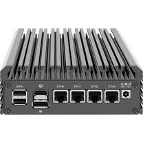 MOGINSOK 2.5GbE Firewall Appliance Mini PC, N100/I3 N305 Fanless Mini