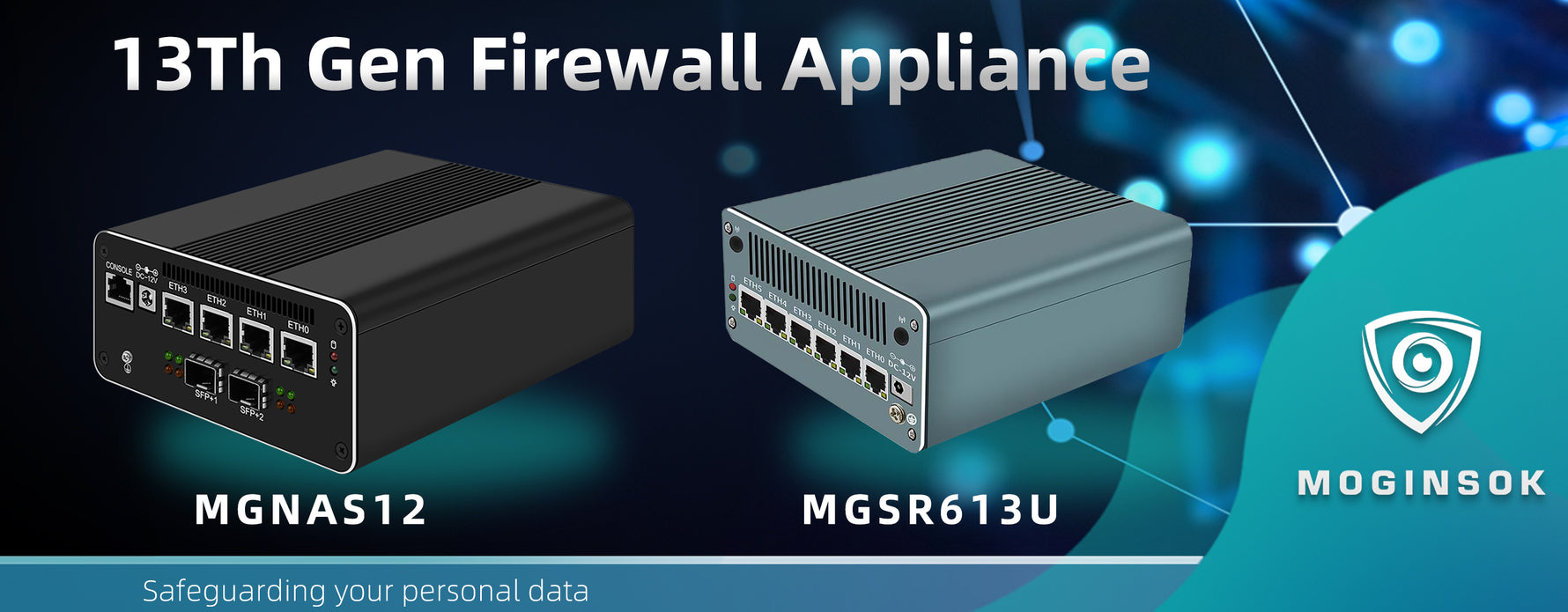 MOGINSOK 10Gbe Pfsense Router Micro Firewall Appliance, Intel Alder La