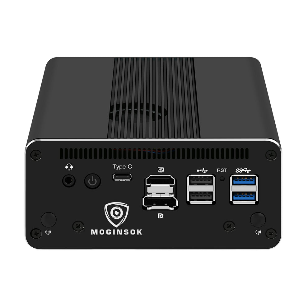 MOGINSOK Pfsense Router 10Gbe Micro Firewall Appliance NAS Mini PC wit